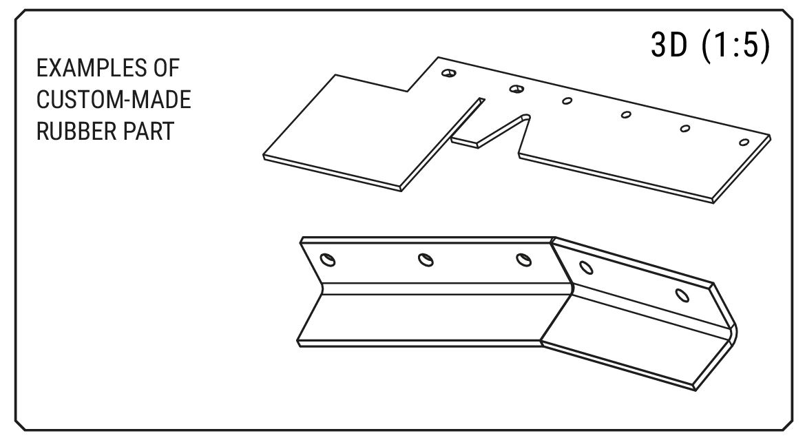 CUSTOM-MADE RUBBER COMPONENTS - Fenner Dunlop Conveyor Belting