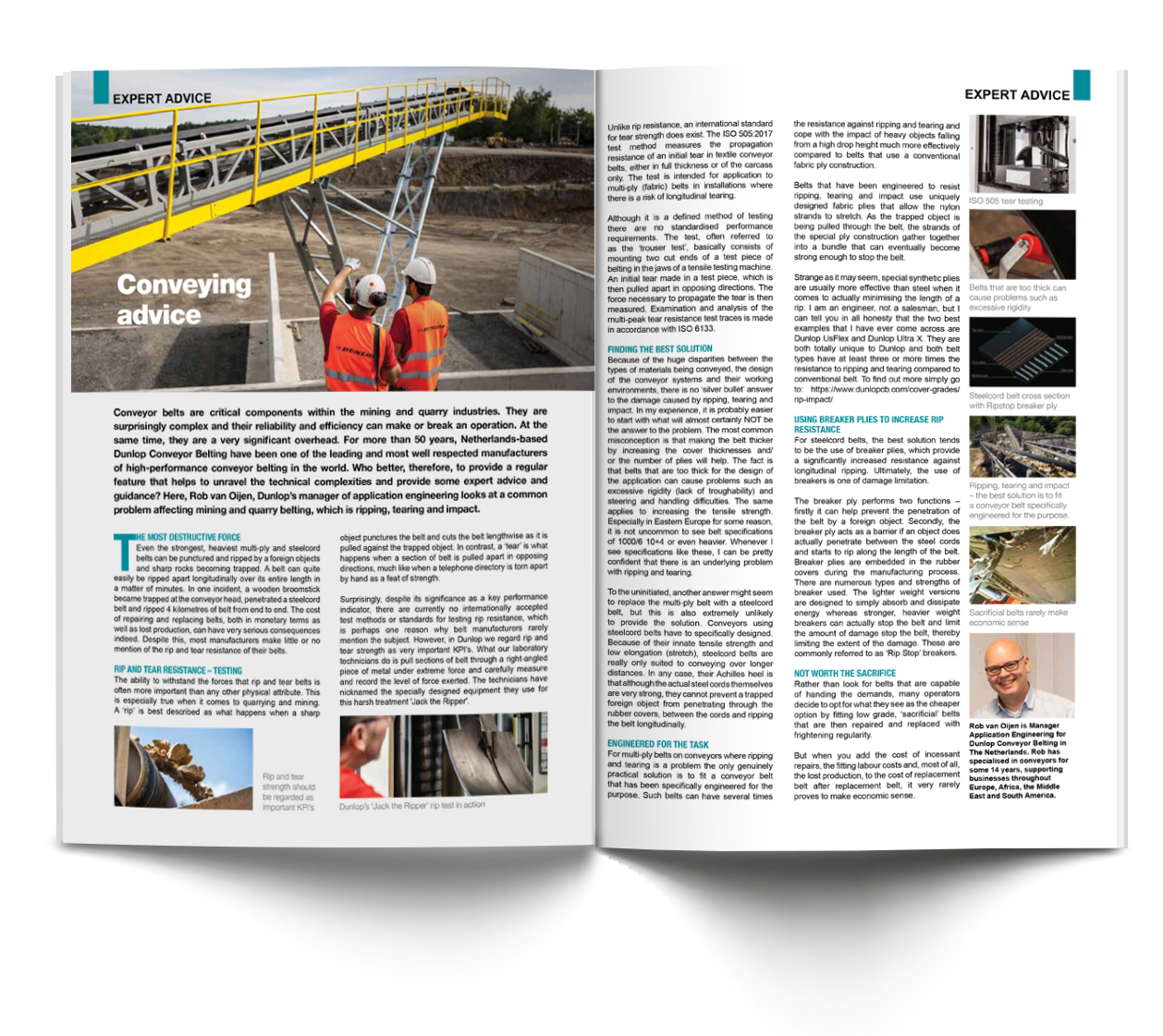 Mining & Quarry World - Fenner Dunlop Conveyor Belting