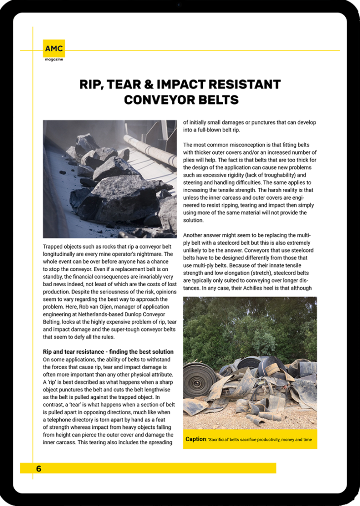 Africa Mining & Construction - Fenner Dunlop Conveyor Belting