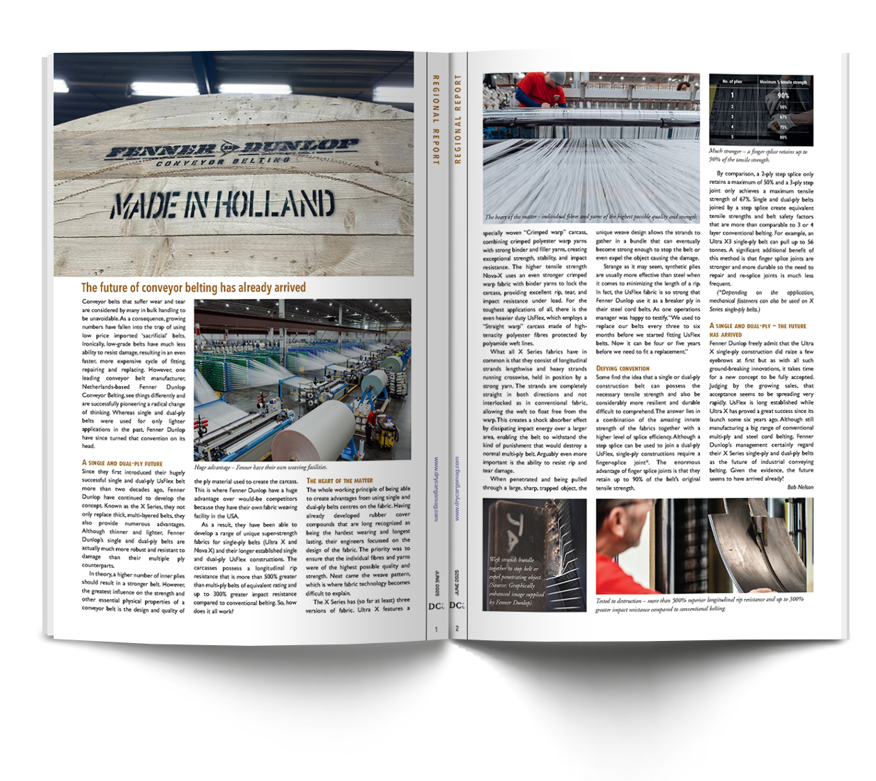 Dry Cargo - Fenner Dunlop Conveyor Belting