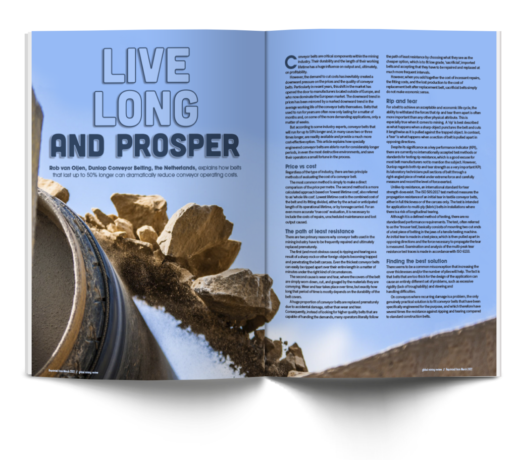 Global Mining Review - Fenner Dunlop Conveyor Belting